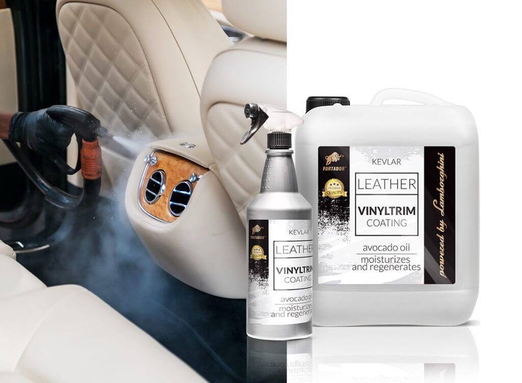 FORTADOR LEATHER VINYL TRIM PROTECTANT 5L - FORTADOR STEAM LONDON